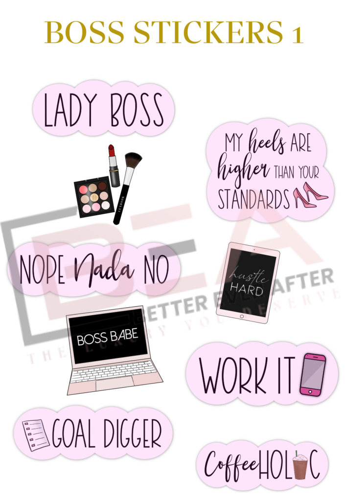 Boss Manifesto Stickers - The Better Ever After